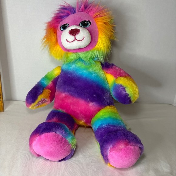 Build-A-Bear | Toys | Build A Bear Colour Craze Rainbow Lion Soft Toy ...